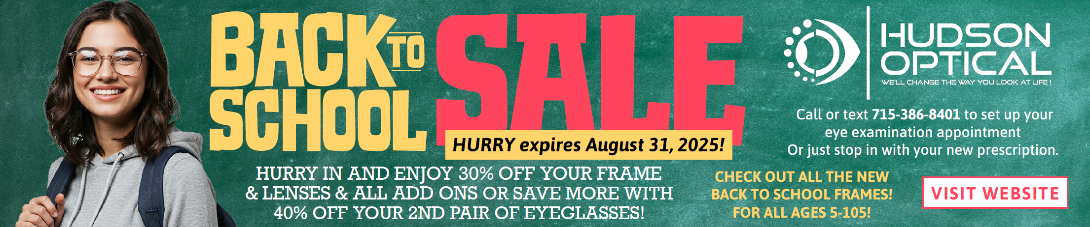 Optometrist in Hudson, WI | Hudson Optical